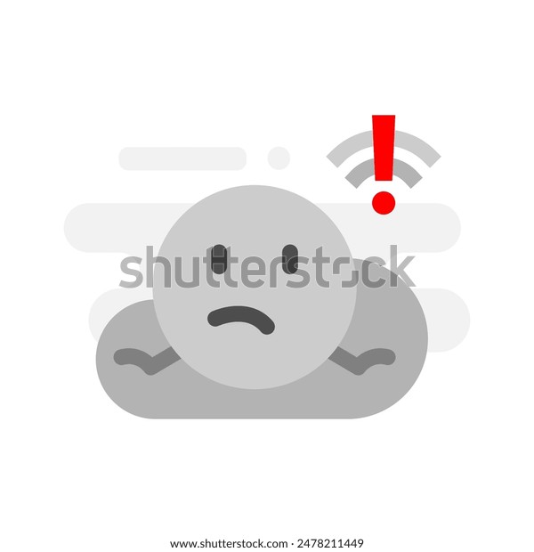 Offline No Internet Connection Concept Illustration Stock Vector ...