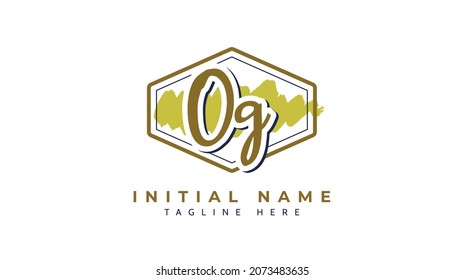 Og Handwriting Logo Photos, Images & Pictures | Shutterstock