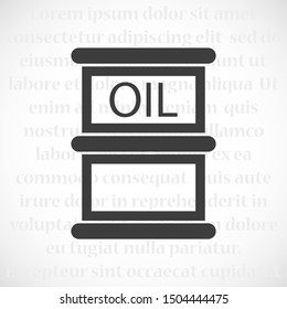 Oil Icon Vector Drum Container Stock Vector (Royalty Free) 1504444475 ...