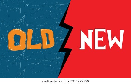 159 New Old Comparison Stock Vectors and Vector Art | Shutterstock