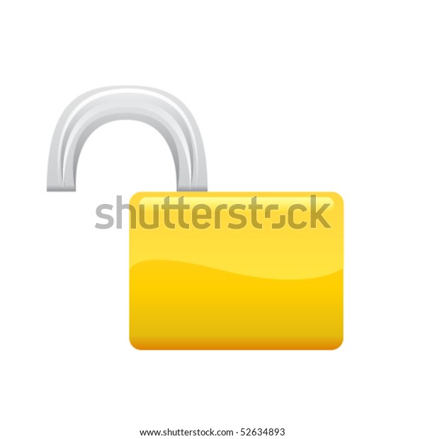 Open Lock Stock Vector (Royalty Free) 52634893 | Shutterstock