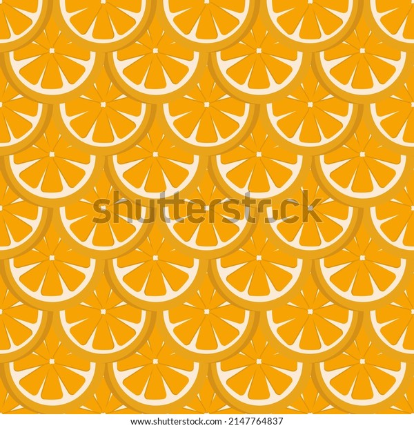 Orange Slice Pattern Use Ve Design Stock Vector (Royalty Free) 2147764837 | Shutterstock