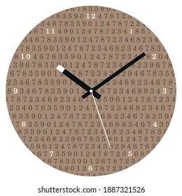 Original Dial Background Numbers Stock Vector (Royalty Free) 1887321526 ...