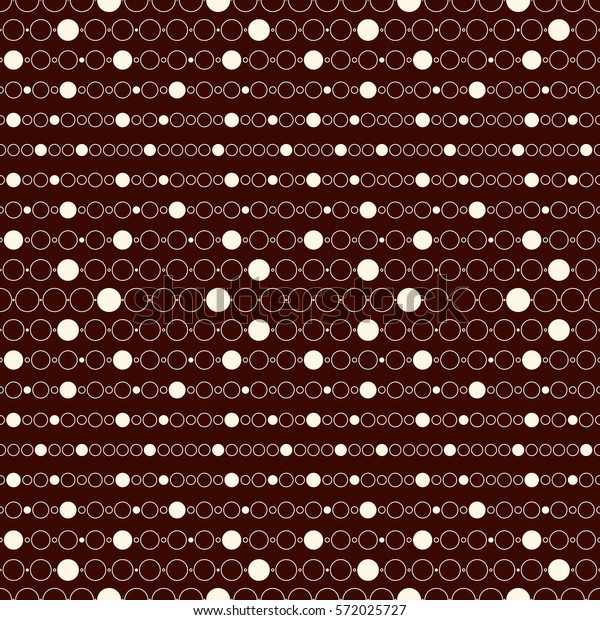Outline Seamless Pattern Repeated Horizontal Lines Stock Vector ...