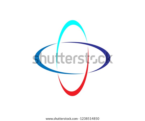 Oval Logo Vector Template Illustration Design Stock Vector (Royalty ...