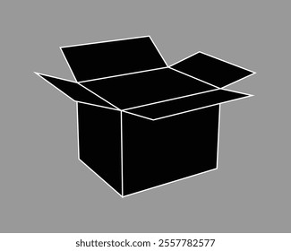 Packaging Box Design Vector Illustration Stock Vector (Royalty Free ...