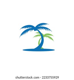 Palm Logo Vector Design Stock Vector (Royalty Free) 2233755929 ...