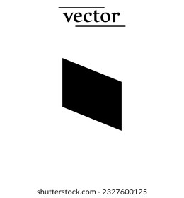 Parallelogram Shape Illustration Vector Flat Design Stock Vector ...