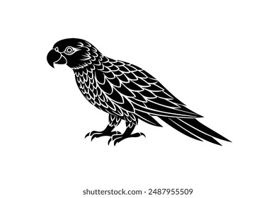 Parrot Silhouette Vector Illustration Art Stock Vector (Royalty Free ...