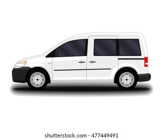Passenger Van Stock Vector (Royalty Free) 477449491 | Shutterstock