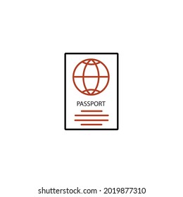 Passport Symbol Vector Elements Infographic Web Stock Vector (Royalty ...