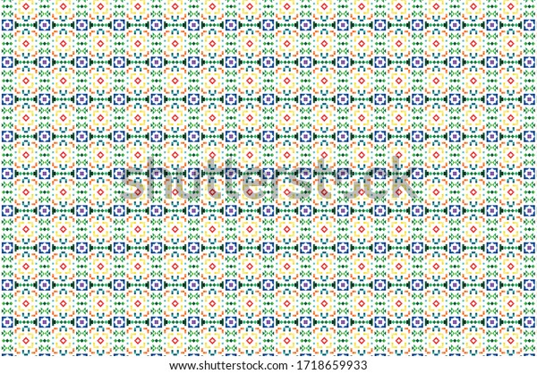 Patter Geometric Forms Stock Vector (Royalty Free) 1718659933 ...