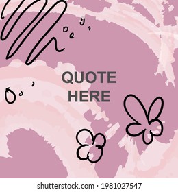 Pattern Template Quotes Background Texture Stock Vector (Royalty Free ...
