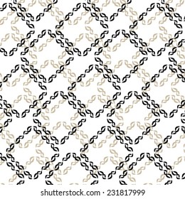 Pattern Twisted Squares Diagonal Stock Vector (Royalty Free) 231817999 ...