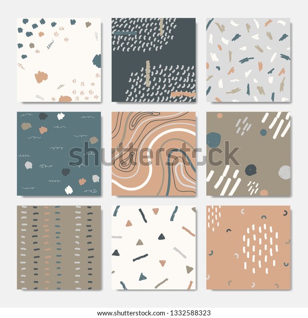 Patterned Playful Design Backgrounds Vector Stock Vector (Royalty Free ...