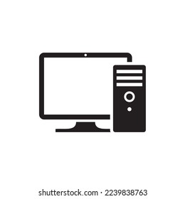 Pc Icon Computer Icon Vector Stock Vector (Royalty Free) 2239838763 ...