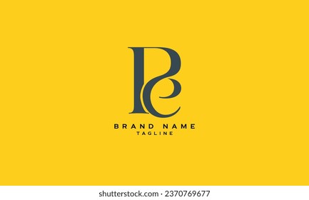 Pe Ep Abstract Initial Monogram Letter Stock Vector (Royalty Free ...