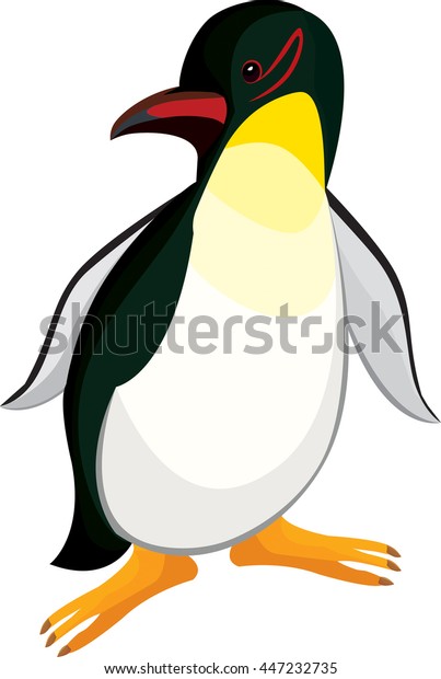 Penguins All Elements Separate Layers Color Stock Vector (Royalty Free ...