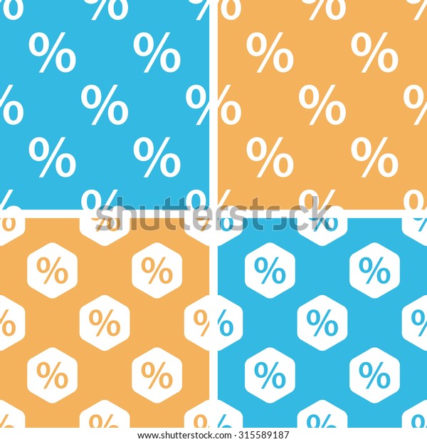 Percent Patterns Set Stock Vector (Royalty Free) 315589187 | Shutterstock