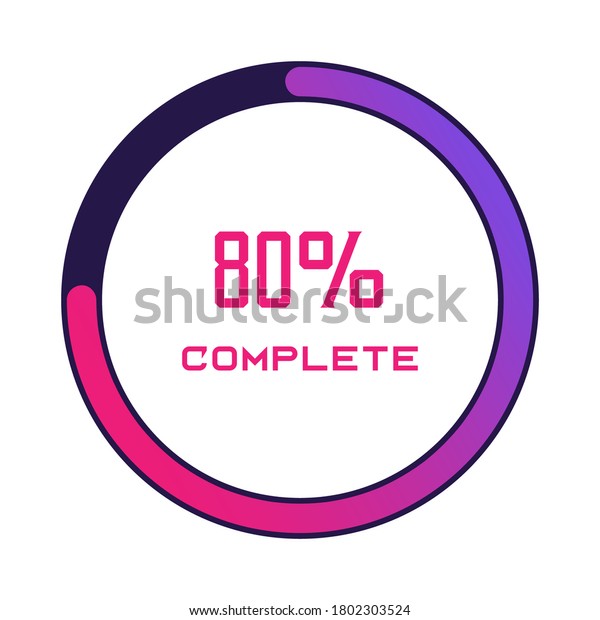 Percent Vector White Background Stock Vector (Royalty Free) 1802303524 ...