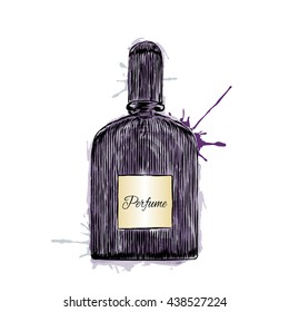 Perfume Bottle Vector Stock Vector (Royalty Free) 438527224 | Shutterstock