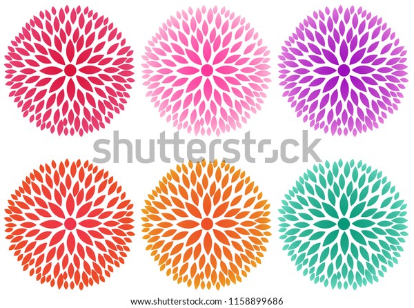Petals Flower Vector Stock Vector (Royalty Free) 1158899686 | Shutterstock