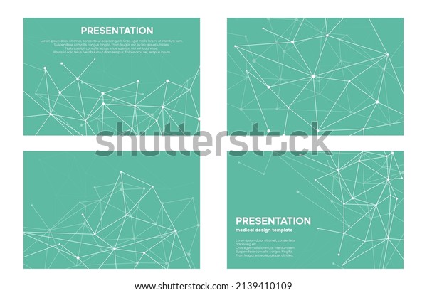 Pharmacy Slide Background Medical Vector Template Stock Vector (Royalty ...