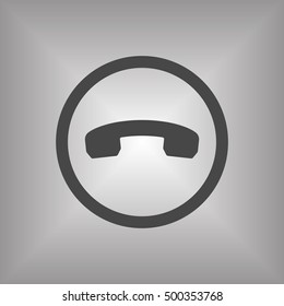 Phone Icon Flat Design Stock Vector (Royalty Free) 564655747 | Shutterstock