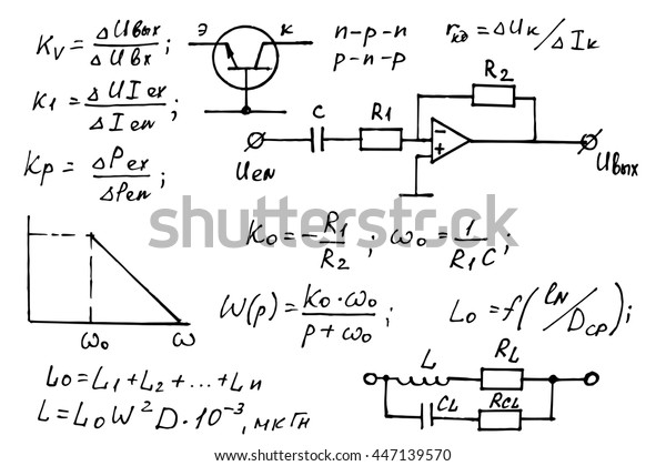 Physics Electronic Engineering Mathematics Equation Calculations ...