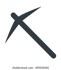 Pickaxe Cool Vector Icon Stock Vector (Royalty Free) 459333544 ...