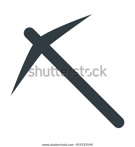 Pickaxe Cool Vector Icon Stock Vector (Royalty Free) 459333544 ...