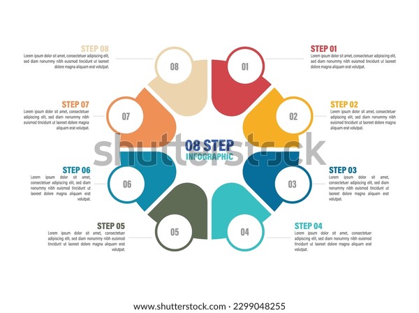 8 Segment Wheel Diagram: Over 340 Royalty-Free Licensable Stock Vectors ...