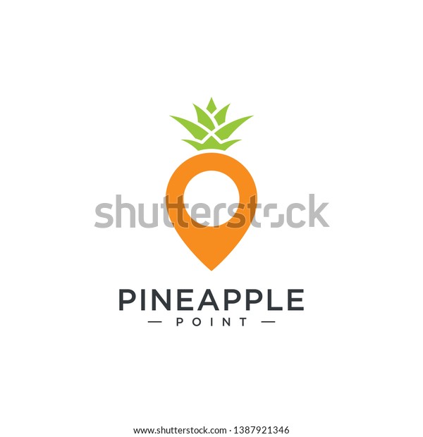 Pineapple Point Logo Vector Logo Template Stock Vector (Royalty Free ...