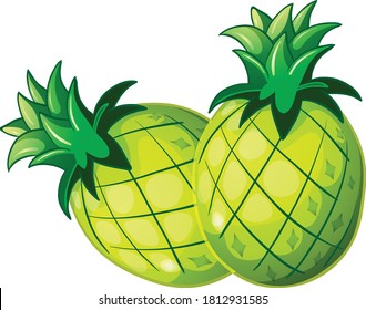 Aloha Pineapple Clipart Stock Vector (Royalty Free) 2009557586 ...