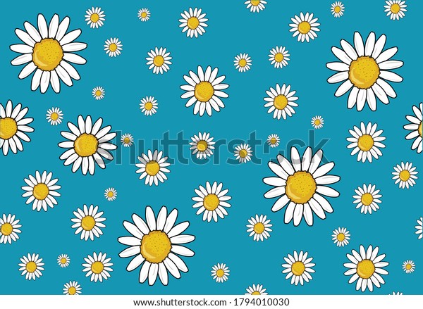 Pink Daisy Pattern Daisy Seamless Pattern Stock Vector (Royalty Free ...
