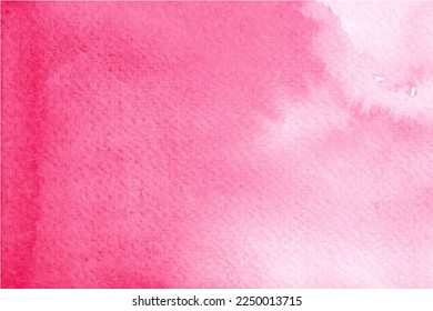 Pink Watercolor Paper Texture Pink Background Stock Vector (Royalty ...