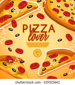 Pizza Elements Vector Illustration Stock Vector (Royalty Free ...