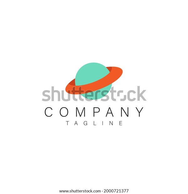 Planet Ring Logo Design Stock Vector (Royalty Free) 2000721377 ...