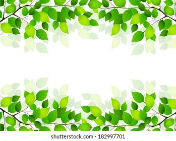 Plant Leaf Background: vector de stock (libre de regalías) 182997701 ...