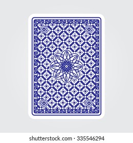 Playing Cards Back Stock Vector (Royalty Free) 335546243 | Shutterstock