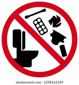 Please Do Not Throw Garbage Hygiene Stock Vector (Royalty Free ...