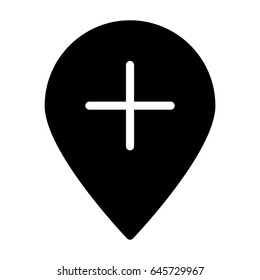 White Plus Shadow On Button Stock Vector (Royalty Free) 773238091 ...