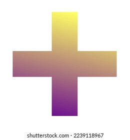 Plus Gradient Art Vector Design Stock Vector (Royalty Free) 2239118967 ...