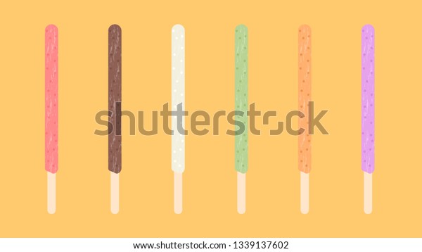 Pocky Cartoon Vector Set Symbol : image vectorielle de stock (libre de ...