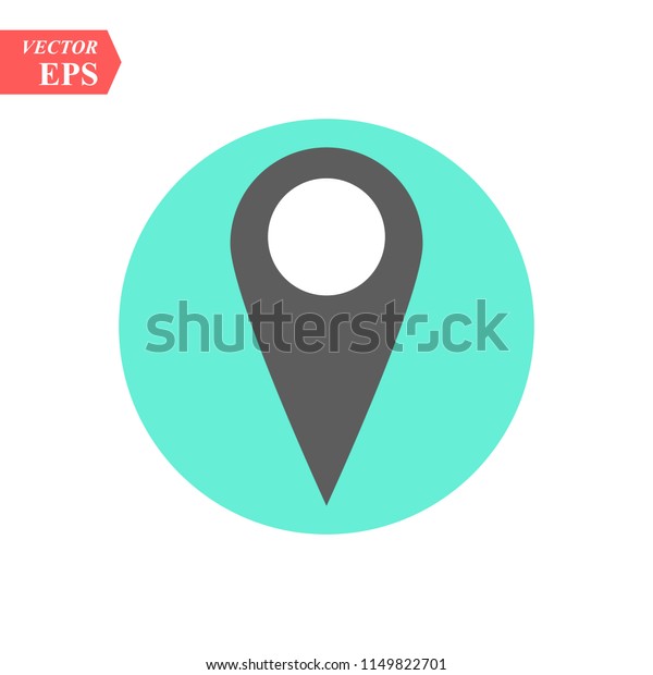 Point Map Location Icon Vector Logo Stock Vector (Royalty Free ...