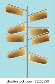 Pointer Different Directions Vector Stock Vector (Royalty Free) 31125550 | Shutterstock