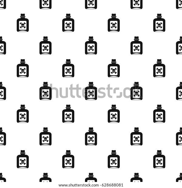 Poison Pattern Seamless Simple Style Vector Stock Vector (Royalty Free ...