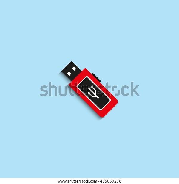 Portable Data Carrier Vector Icon Stock Vector (Royalty Free) 435059278 ...