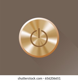 716 Metallic Gold On And Off Button Stock Vectors and Vector Art ...