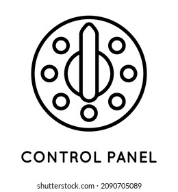 Power Switch Icon Control Panel Vector Stock Vector (Royalty Free ...